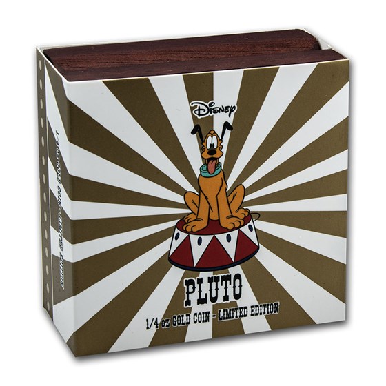 Buy 2020 Niue 1/4 oz Proof Gold $25 Disney: Pluto | APMEX