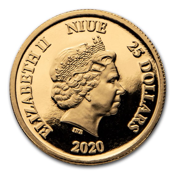 Buy 2020 Niue 1/4 oz Proof Gold $25 Disney: Pluto | APMEX