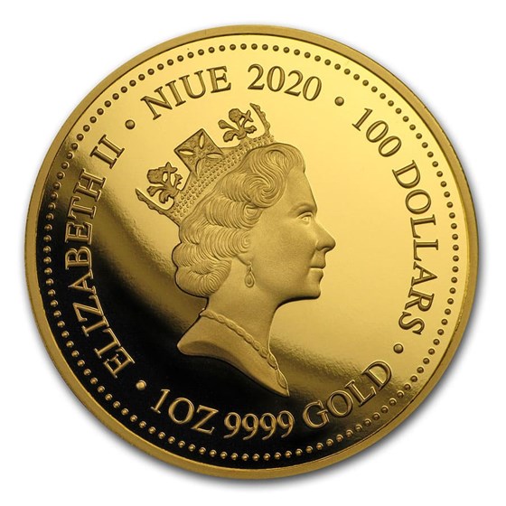 Buy 2020 Niue 1 oz Proof Gold Australian Great Barrier Reef Pearl | APMEX