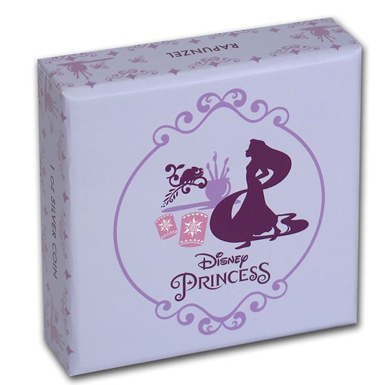 Buy 2020 Niue 1 oz Silver $2 Disney Princess Rapunzel w/Gemstone | APMEX
