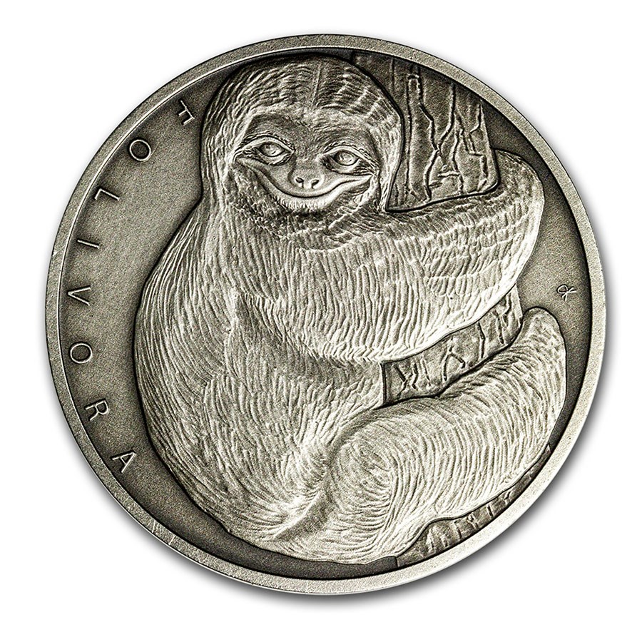 Buy 2020 Niue 1 oz Silver Animal Champions: Sloth | APMEX