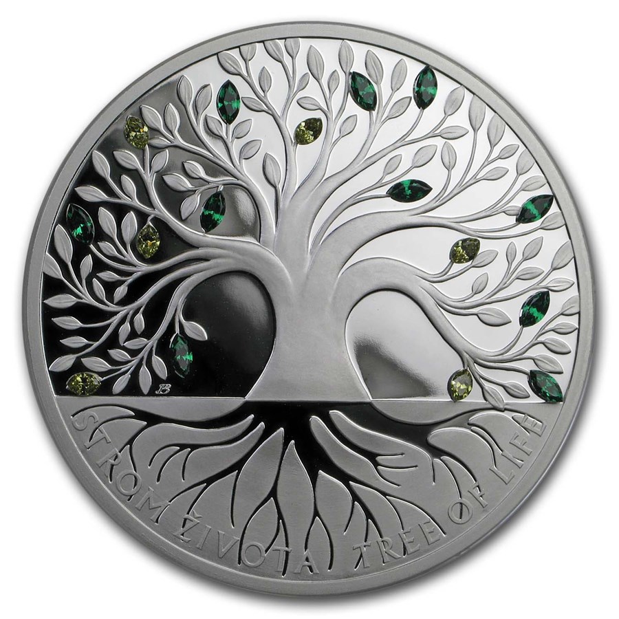 Buy 2020 Niue 1 oz Silver Proof Crystal Coin: Tree of Life | APMEX
