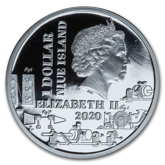 Buy 2020 Niue 1 oz Silver Proof Geniuses of the 19th Century: Edison ...