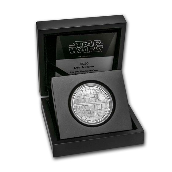Buy 2020 Niue 1 oz Silver Star Wars Death Star (Box & COA) | APMEX