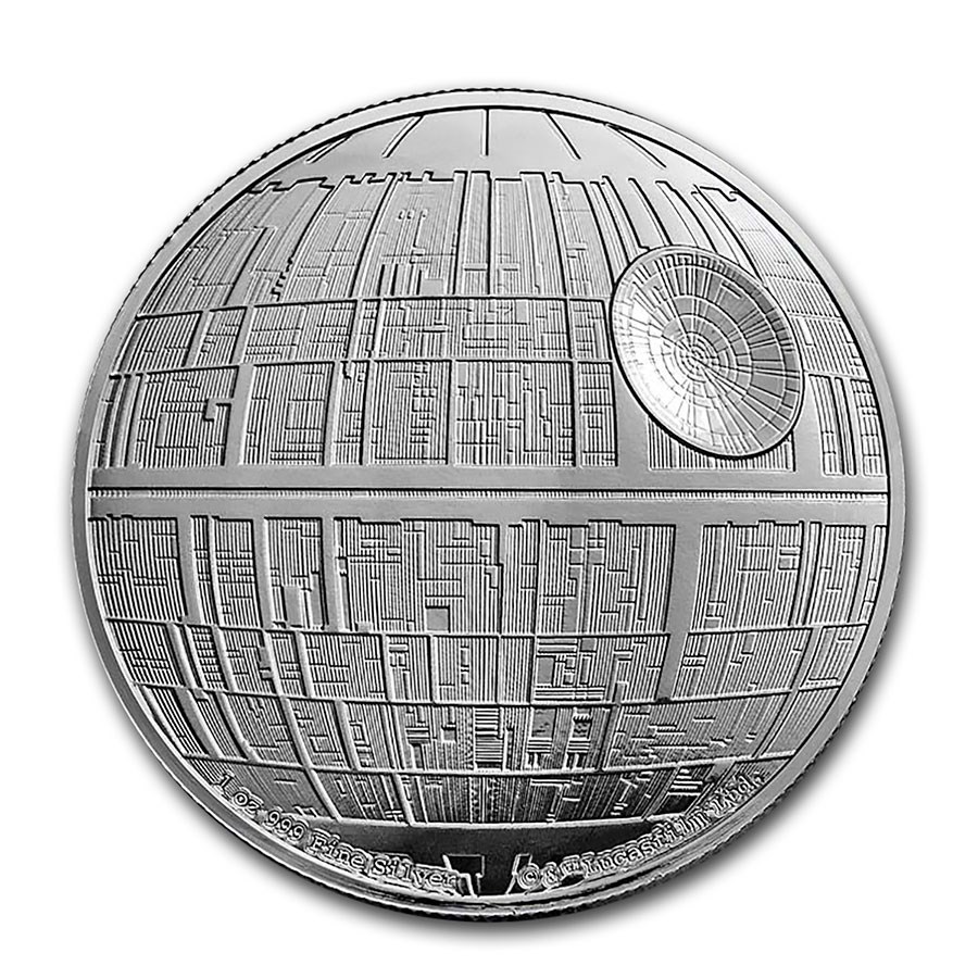 Buy 2020 Niue 1 oz Silver Star Wars Death Star (Box & COA) | APMEX