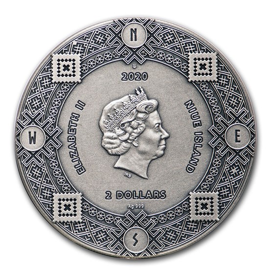 Buy 2020 Niue 2 oz Silver Antique Slavic Calendar | APMEX