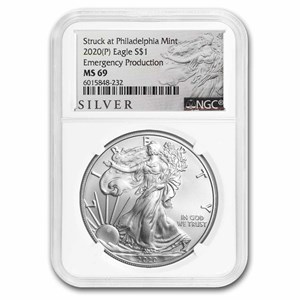 Buy 2020 (P) American Silver Eagle MS-69 NGC | APMEX