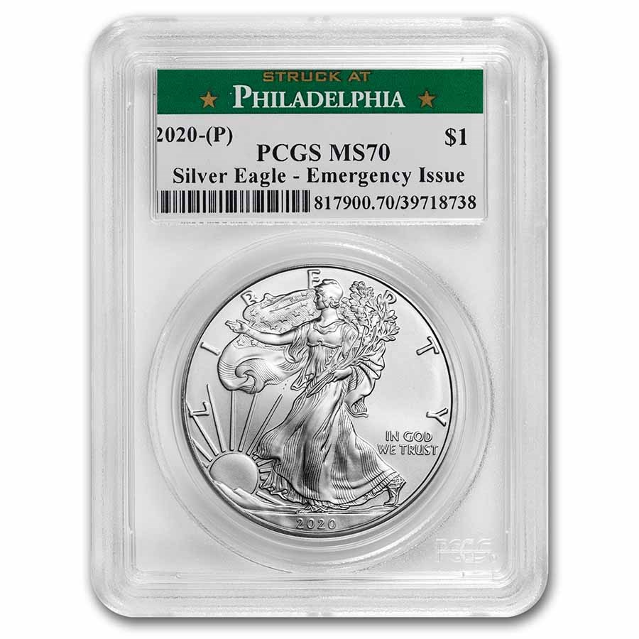 Buy 2020 P Silver Eagle MS-70 PCGS | APMEX