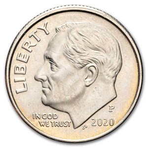 2020-P Roosevelt Dime BU