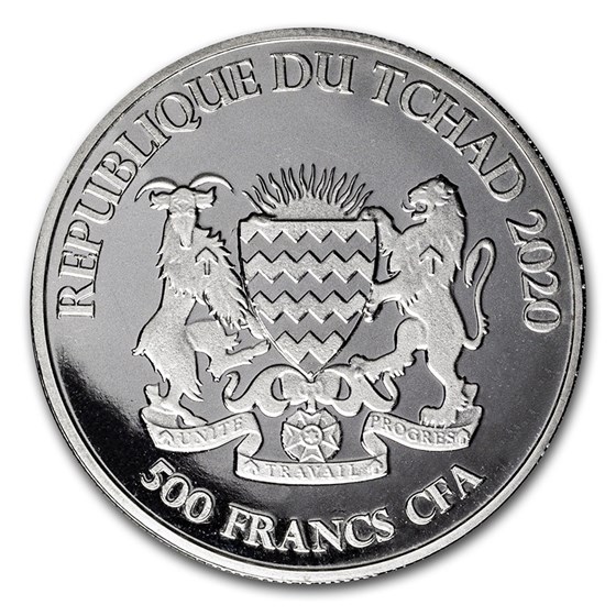 Buy 2020 Rep of Chad 1 oz Silver Celtic Animal: Horse BU (Abrasions ...