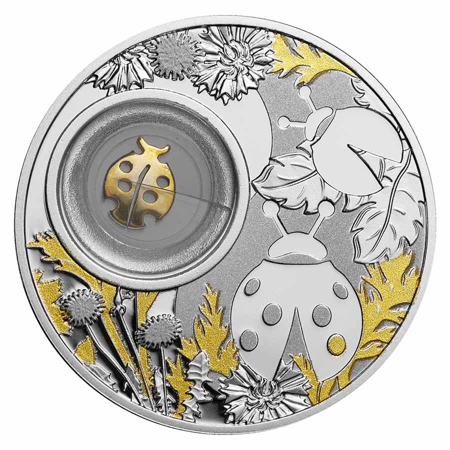 Buy 2020 Republic of Cameroon Silver Proof Lucky Ladybug Coin (Dmg) | APMEX