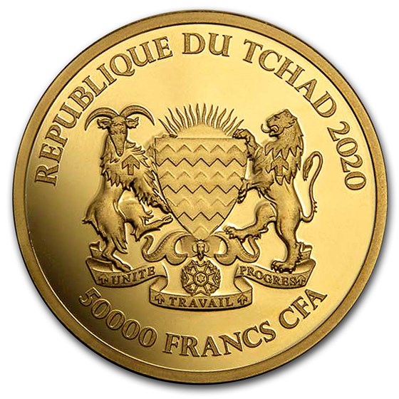 Buy 2020 Republic of Chad 1 oz Gold Mandala Hippo BU | APMEX