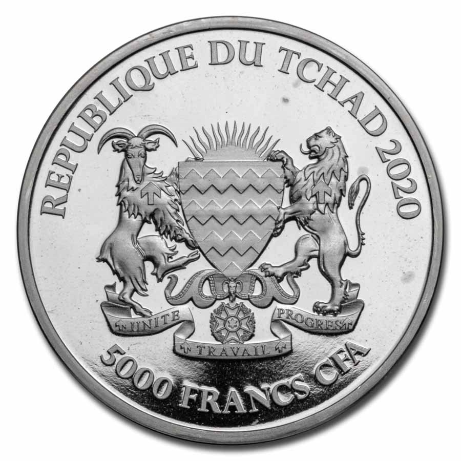 Buy 2020 Republic of Chad 1 oz Silver Mandala Hippo (Abrasions) | APMEX