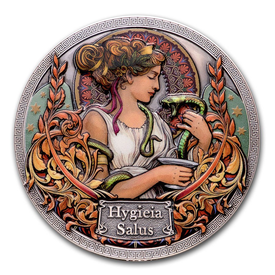 Buy 2020 GHAN Ag Goddesses of Health Hygieia Salus | APMEX