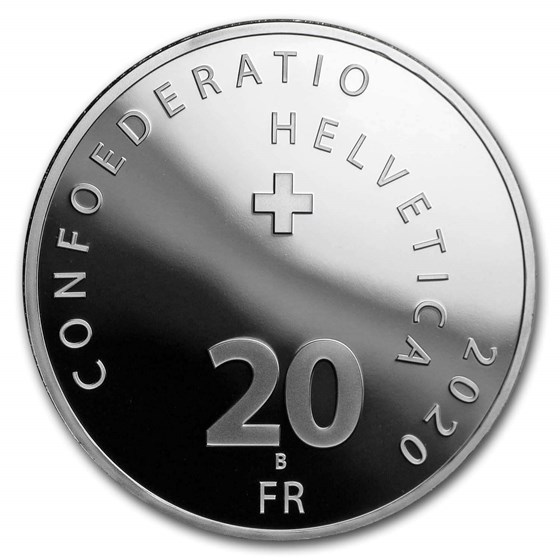 Buy 2020 Roger Federer Switzerland Silver 20 CHF Proof w/ Artist COA ...