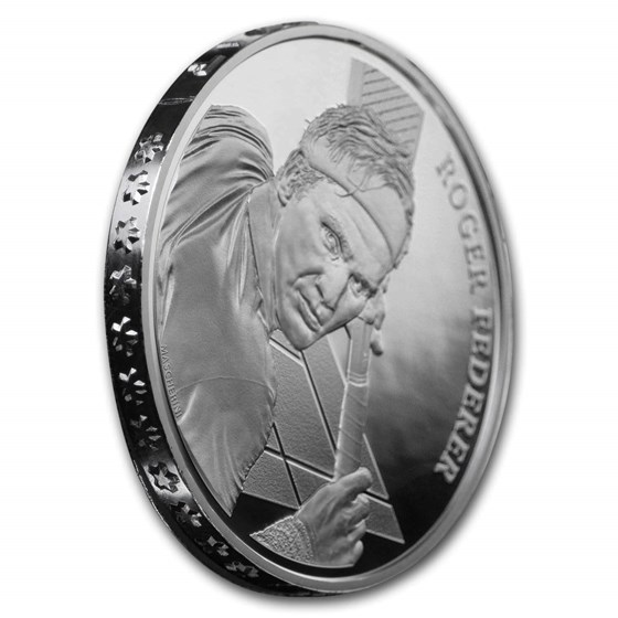 Buy 2020 Roger Federer Switzerland Silver 20 CHF Proof w/ Artist COA ...