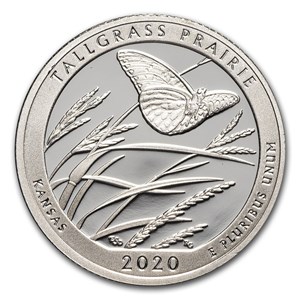 2020-S ATB Quarter Tallgrass Prairie National Silver Proof