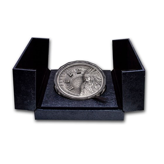 Buy 2020 Samoa 1 kilo Silver Sitting Bull Multiple Layer Coin | APMEX