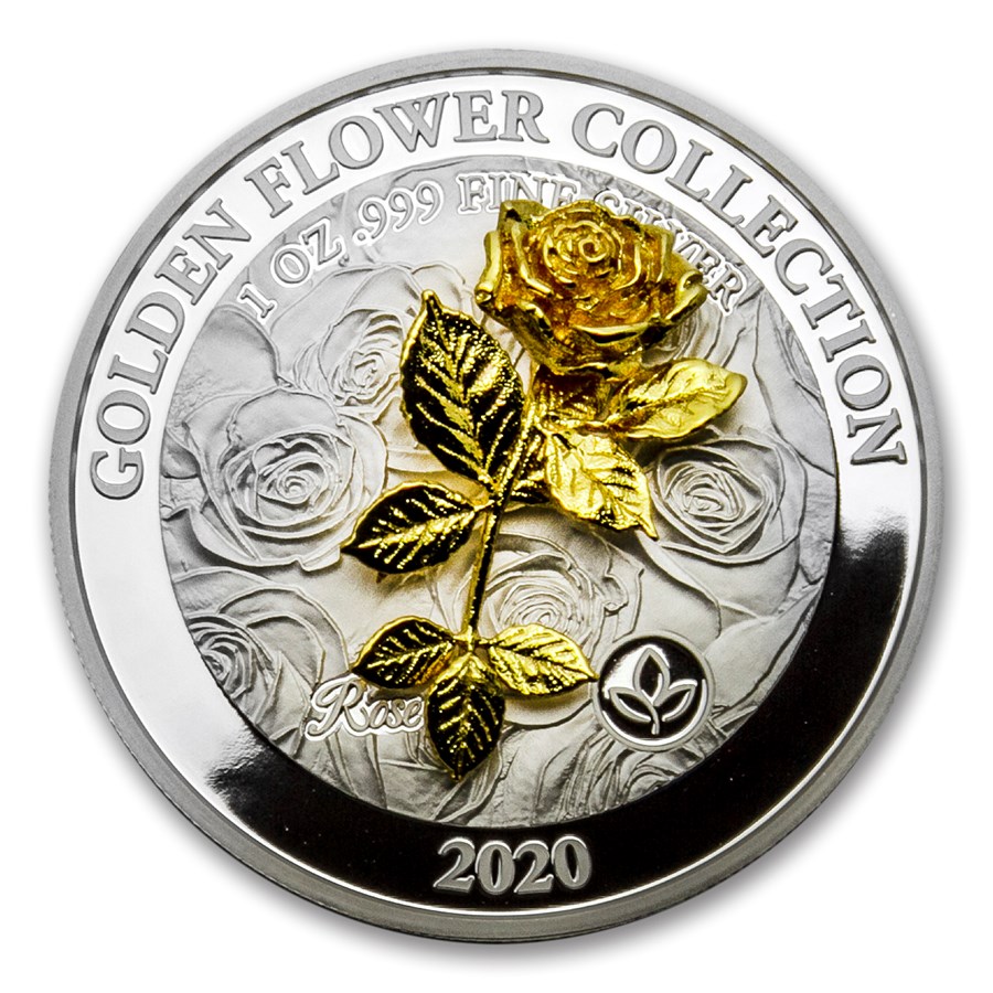 Buy 2020 Samoa 1 oz Silver Golden Flower Collection: Rose | APMEX