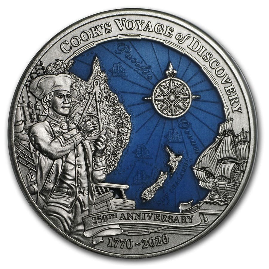 Buy 2020 Solomon Islands 3 oz Silver James Cook's Discovery | APMEX