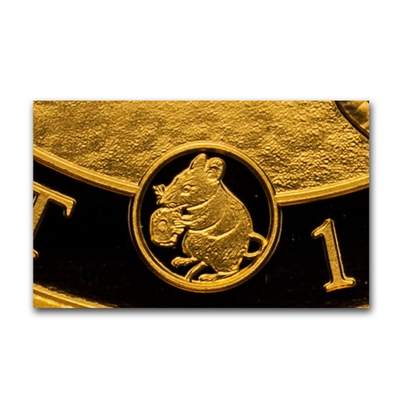 Buy 2020 Somalia 1 oz Gold Elephant BU (Mouse Privy) | APMEX