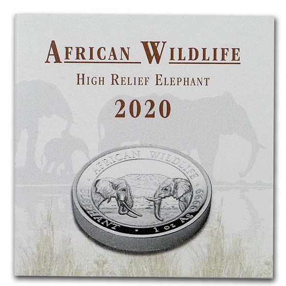 Buy 2020 Somalia 1 oz Silver Elephant (High Relief) | APMEX