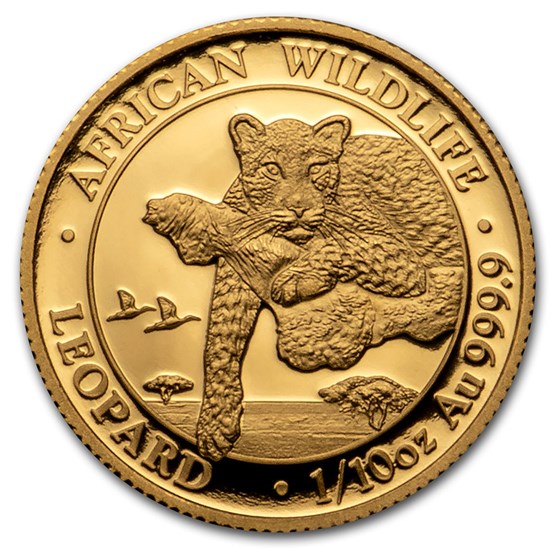 Buy 2020 Somalia 4-Coin Gold African Wildlife Leopard Prestige Set | APMEX