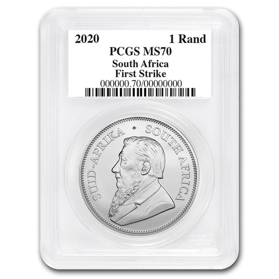 Buy 2020 South Africa 1 oz Silver Krugerrand MS-70 PCGS (FS) | APMEX