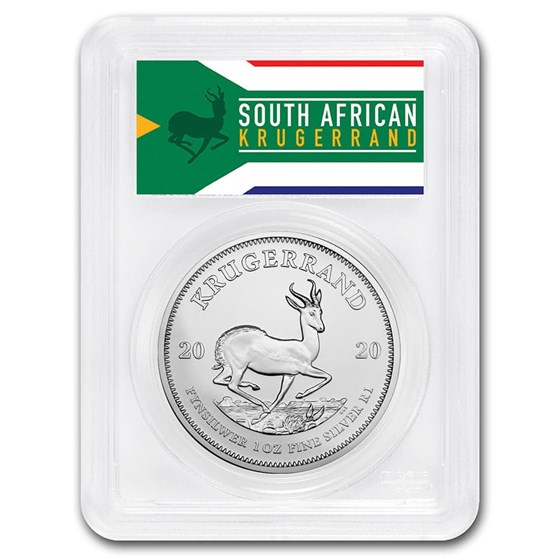 Buy 2020 South Africa 1 oz Silver Krugerrand MS-70 PCGS (FS) | APMEX