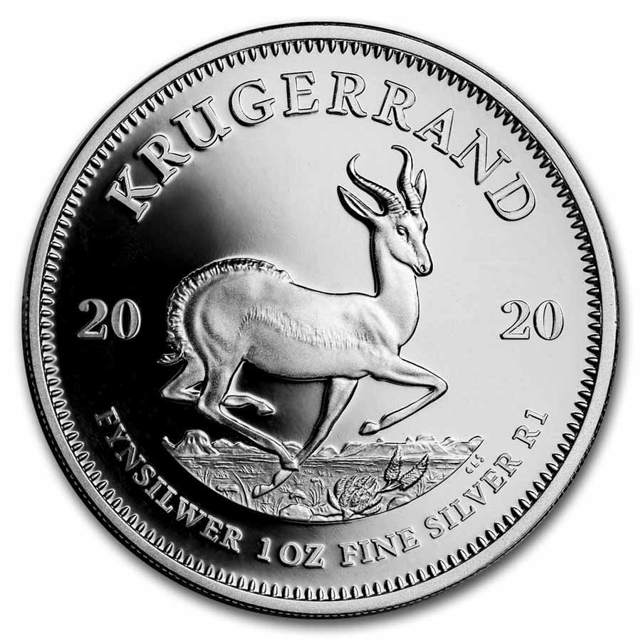 Buy 2020 South Africa 1 oz Silver Krugerrand Proof (Abrasions) | APMEX