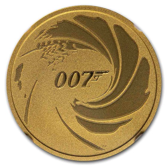 Buy 2020 Tuvalu 1 oz Gold James Bond 007 MS-70 NGC (First Release) | APMEX