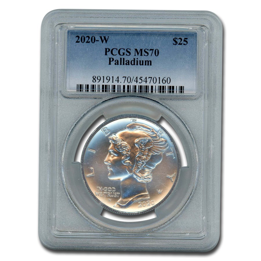 Buy 2020-W Burnished Palladium Eagle MS-70 PCGS | APMEX