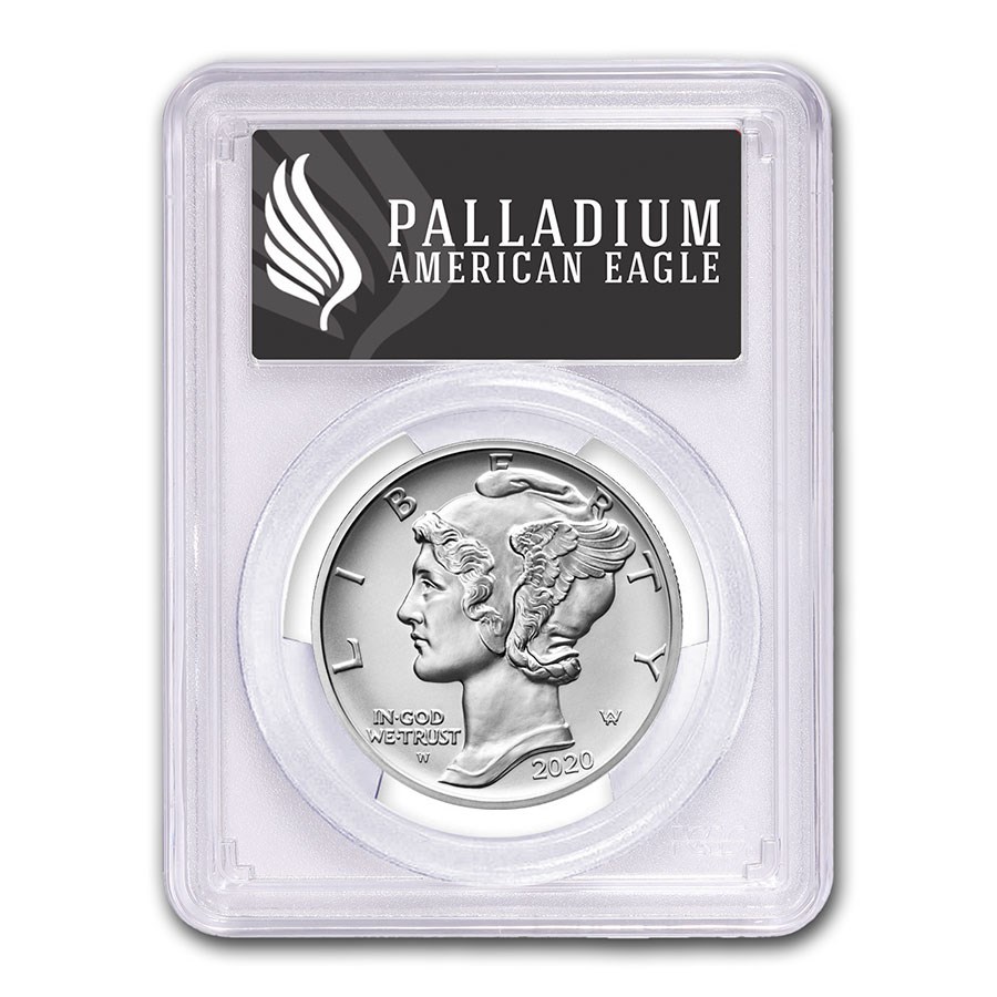Buy 2020-W Burnished Palladium Eagle SP-70 PCGS (FDI, Black Label) | APMEX