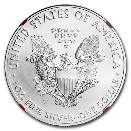 Buy 2020-W Burnished Silver Eagle MS-70 NGC (First Day of Issue) | APMEX