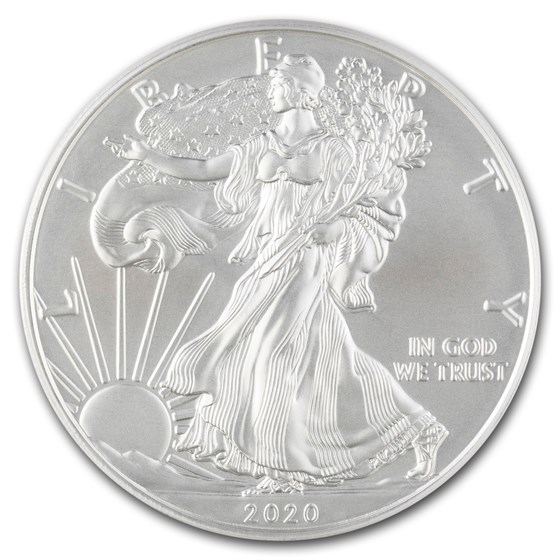 Buy 2020-W Burnished Silver Eagle SP-70 PCGS (Reagan Legacy Series) | APMEX