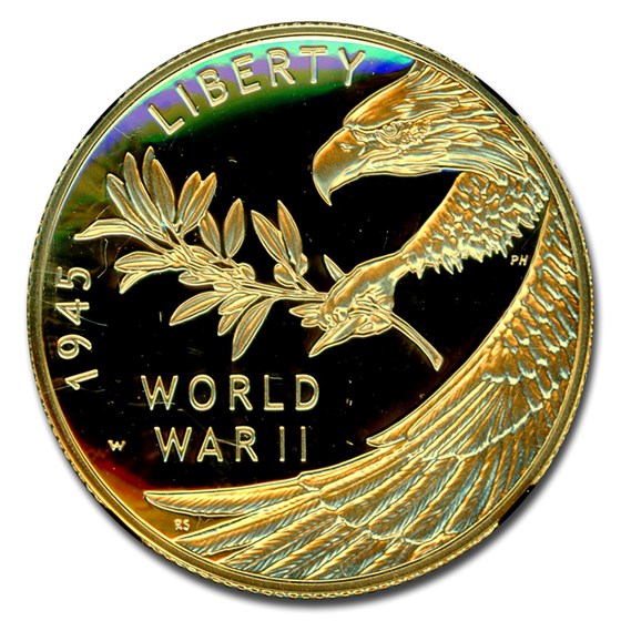 Buy 2020-W Gold World War II Anniversary PF-70 NGC (FDR, Moy) | APMEX