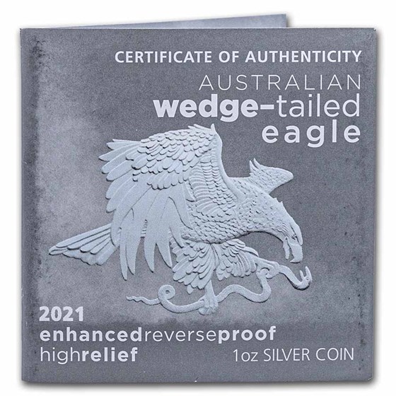 Buy 2021 1 oz Silver Wedge Tailed Eagle Reverse Proof | APMEX