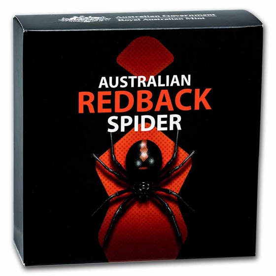 Buy 2021 Australia 1 oz Silver Redback Spider Colorized Proof | APMEX