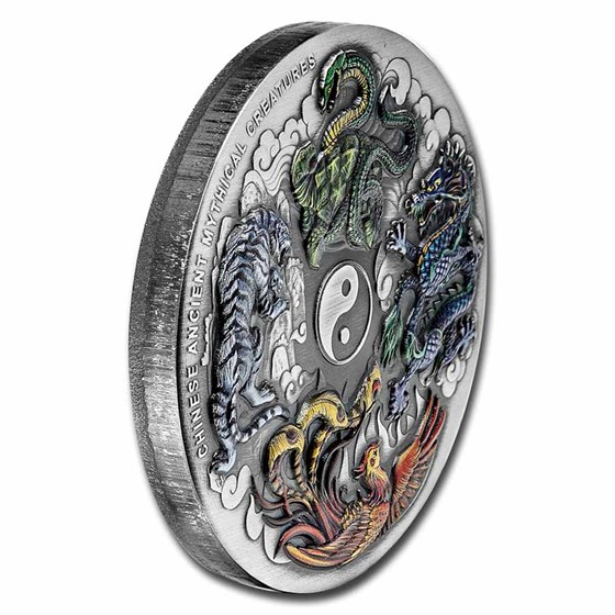 Buy 2021 Australia 5 oz Silver Mythical Creatures (Antiqued) | APMEX