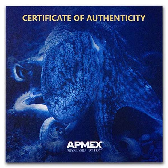 Buy 2021 Barbados 1 oz Gold Caribbean Octopus BU | APMEX