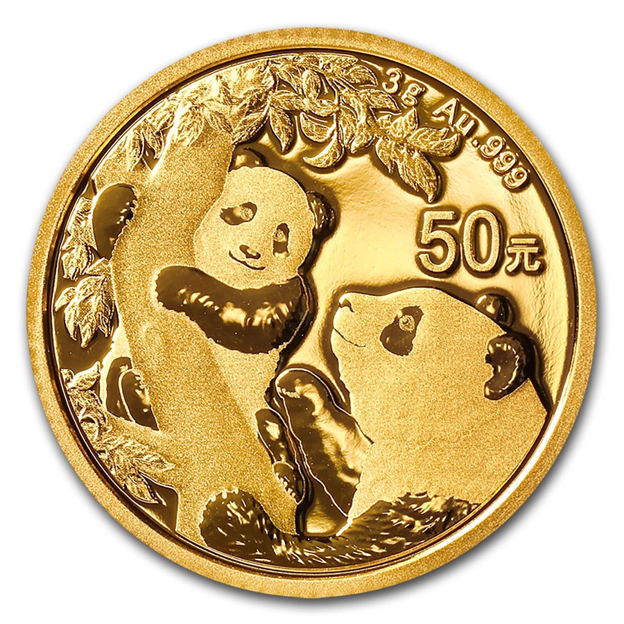 Buy 2021 China 3 gram Gold Panda BU (Sealed) | APMEX