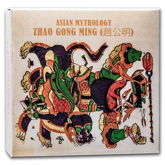 Buy 2021 Cook Islands 3 oz Silver Asian Mythology: Zhao Gongming | APMEX