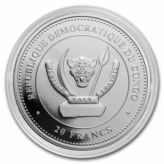 Buy 2021 Dem. Republic of Congo 1 oz Silver Predator Phelsuma Gigas | APMEX