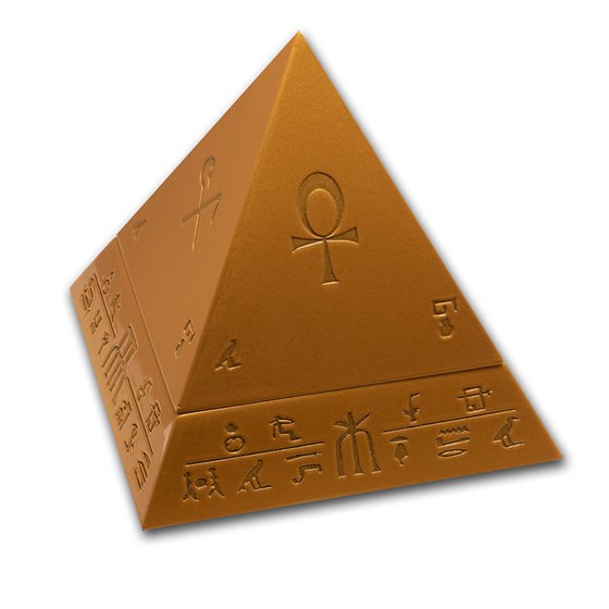 Buy 2021 Djibouti 5 oz Silver Pyramid of Khafre 3D Pyramid Coin | APMEX