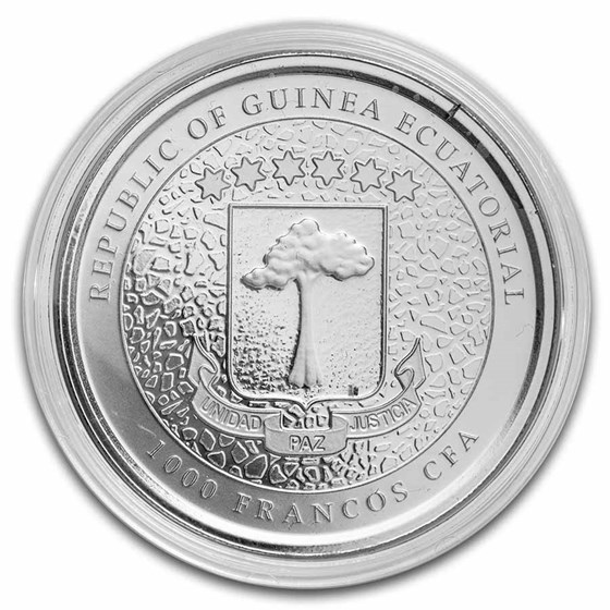 Buy 2021 Equatorial Guinea 1 oz Silver Giraffe (Prooflike) | APMEX