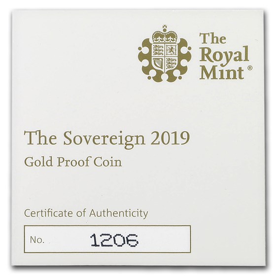 Buy 2019 Great Britain Gold Sovereign Proof (w/Box & COA) | APMEX