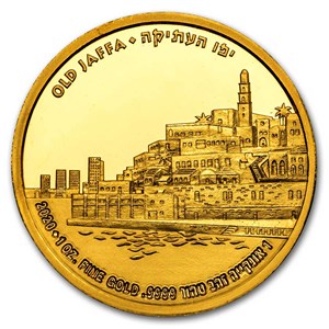 2021 Israel 1 oz Gold Ancient Cities: Old Jaffa