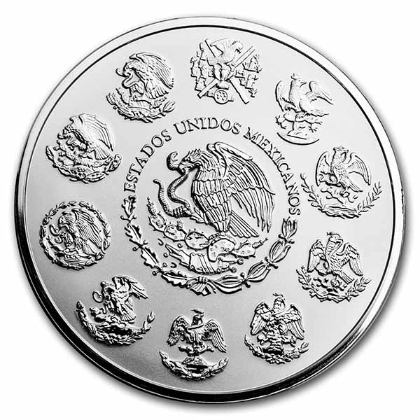 APMEX - 2021 Mexico 1 kilo Silver Aztec Calendar (w/Box & COA)