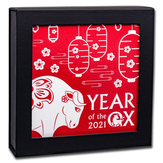 Buy 2021 Mongolia 1 oz Silver Antique Lunar Mighty Ox | APMEX