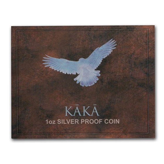 Buy 2021 New Zealand 1oz Silver Kaka Colorized Proof | APMEX
